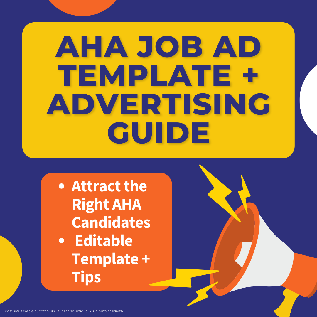 AHA Job Ad Template – Recruit Allied Health Assistants with Confidence